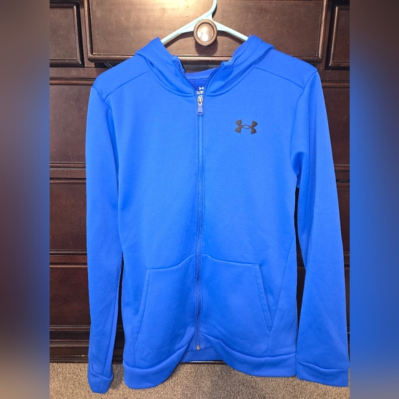 Under Armour | Shirts & Tops | Royal Blue Youth Xl Under Armor Full Zip ...